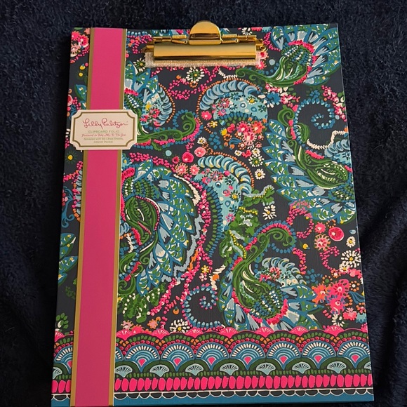 Lilly Pulitzer | Office | Lilly Pulitzer Emerald Green Office Clipboard ...